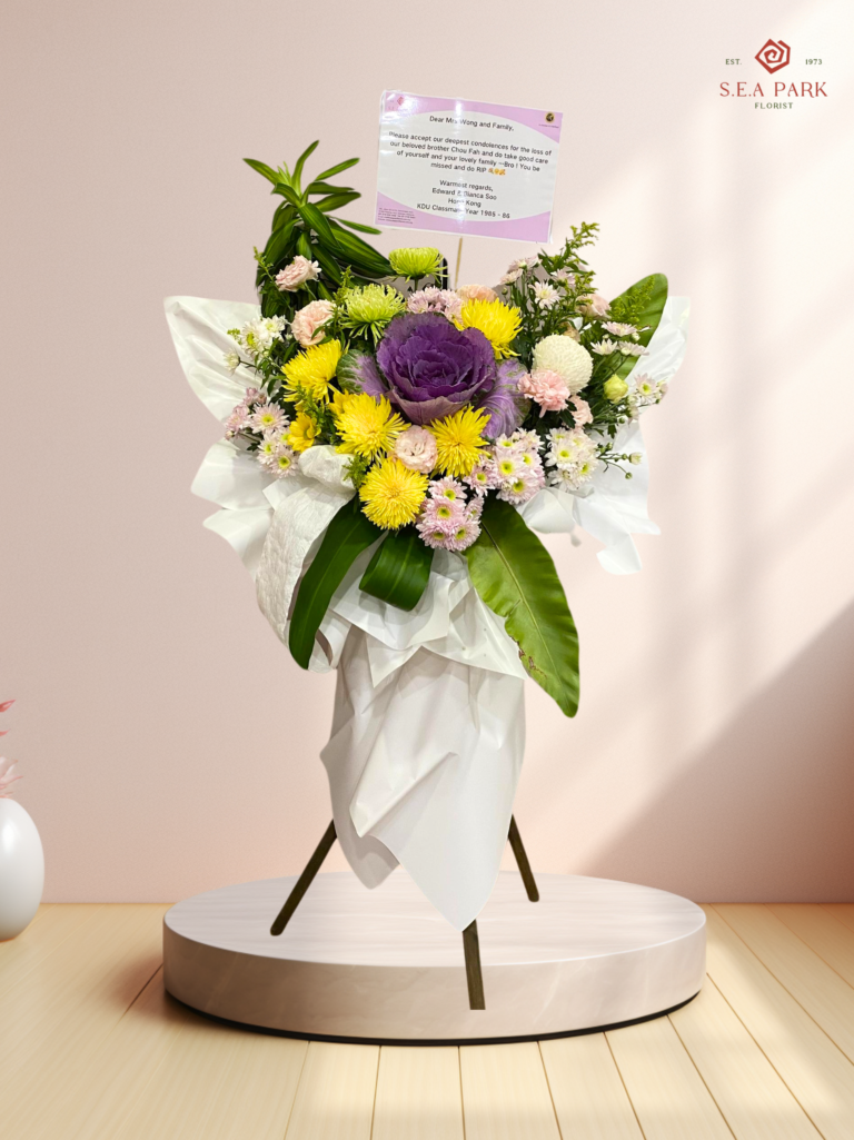 Sympathy Flower Stand FS03001 – S.E.A. Park Florist Sdn Bhd